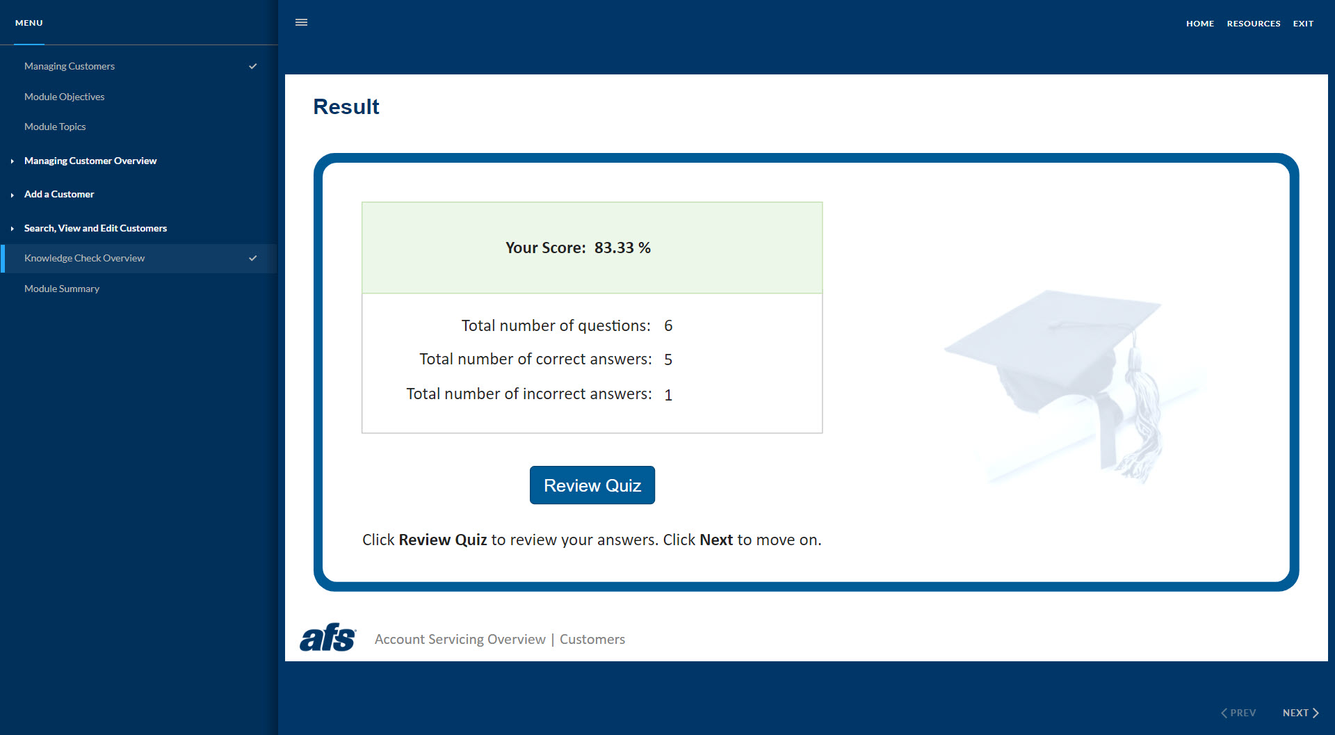 AFSVision eLearning | Self-Paced Online Training